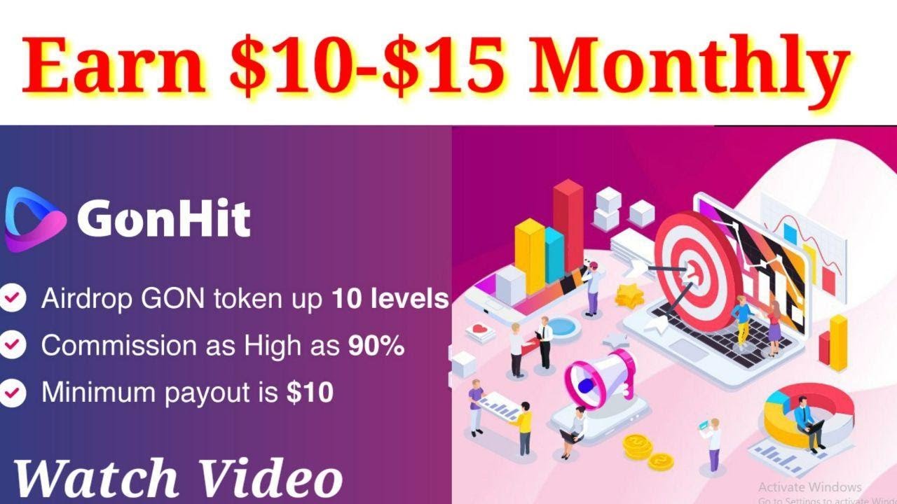🤑20$ Monthly Earning Platform 🔥🔥 1000 GON Token Received 💥Join Fast🤑 ...