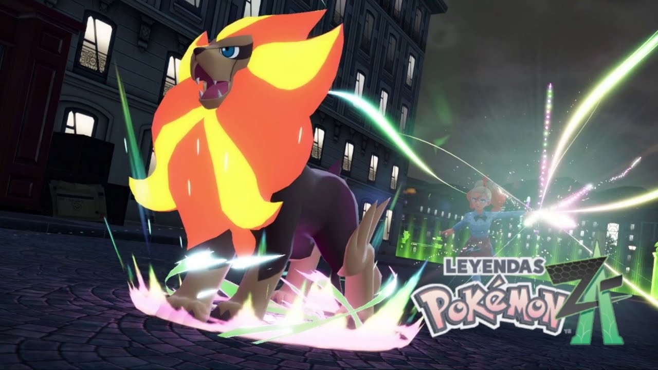 Video 34 Leyendas Pokémon Z-A. El Mega-Pyroar de Grisela. - YouTube