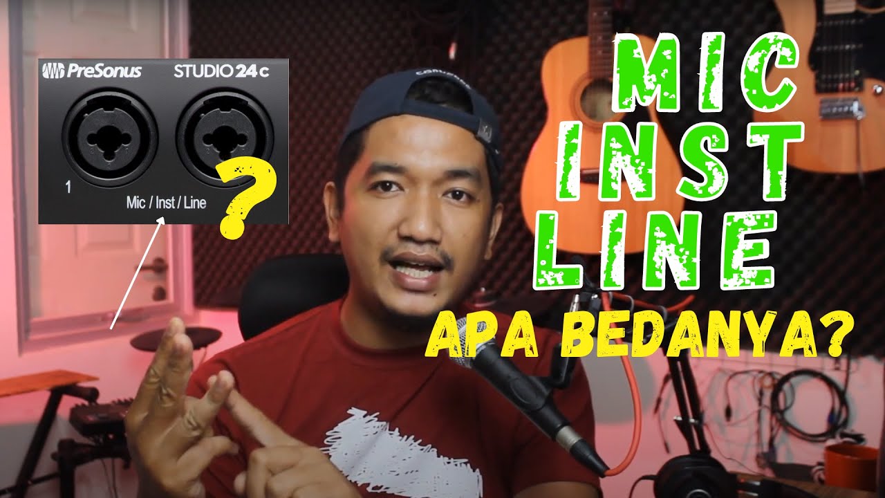 Apa bedanya MIC, INST dan LINE pada SOUNDCARD kalian?? - YouTube