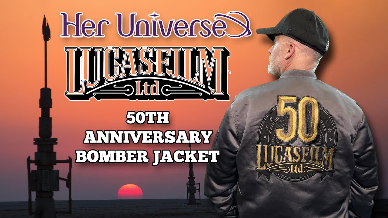 Reviewing The Amazing Lucasfilm 50th Anniversary Her Universe Bomber ...