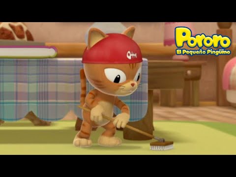 Pororo Español la Serie 3 | #42 Problemas con la limpieza | Pororo ...