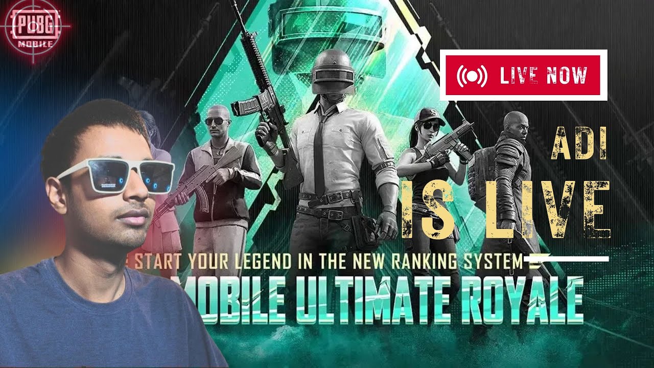PUBG NEW UPDATE ULTIMATE ROYAL RANK PUSH|ROAD TO 4K SUBSCRIBERS| @adi is live @adi in USA ...