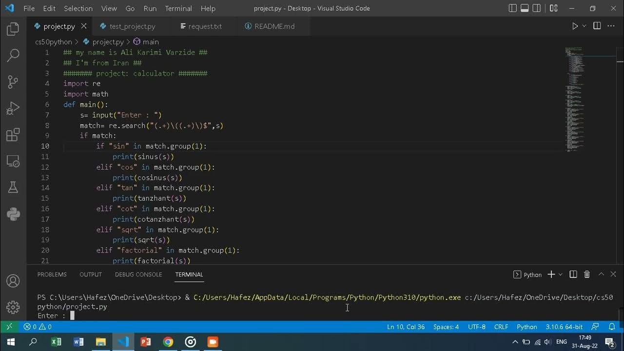 Final Project Cs50p Youtube
