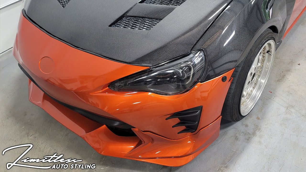 GT86 Wrapped in Fiery Orange - YouTube