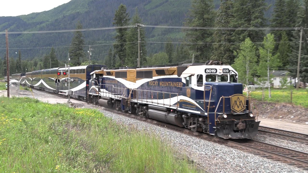 Skeena Pacific Train Video #2146 Rocky Mountaineer East, Malakwa, BC ...