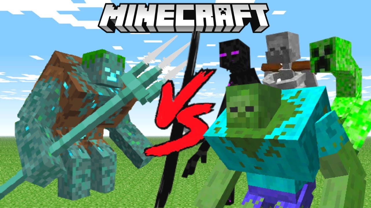 MUTANT DROWNED vs EVERY MUTANT CREATURE in Minecraft Mob Battle - YouTube