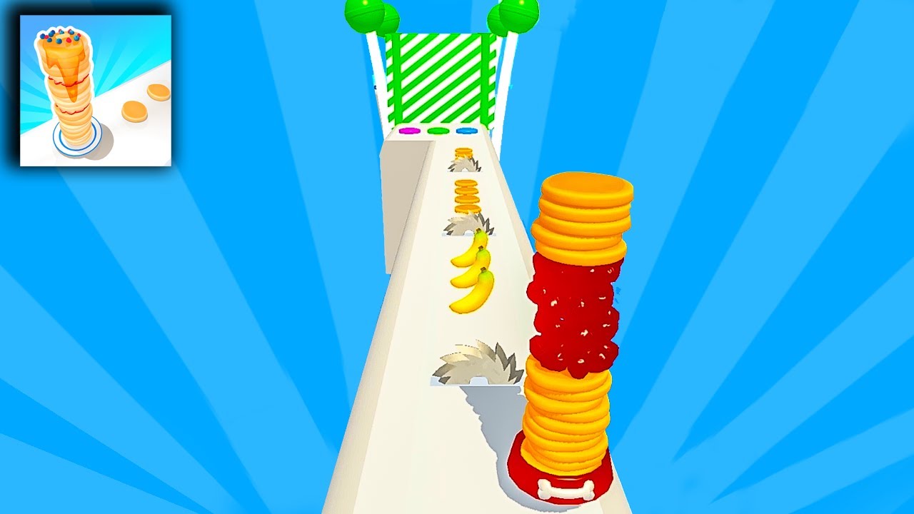 Pancake Run Games All Levels Walkthrough Gameplay iOS,Android - YouTube