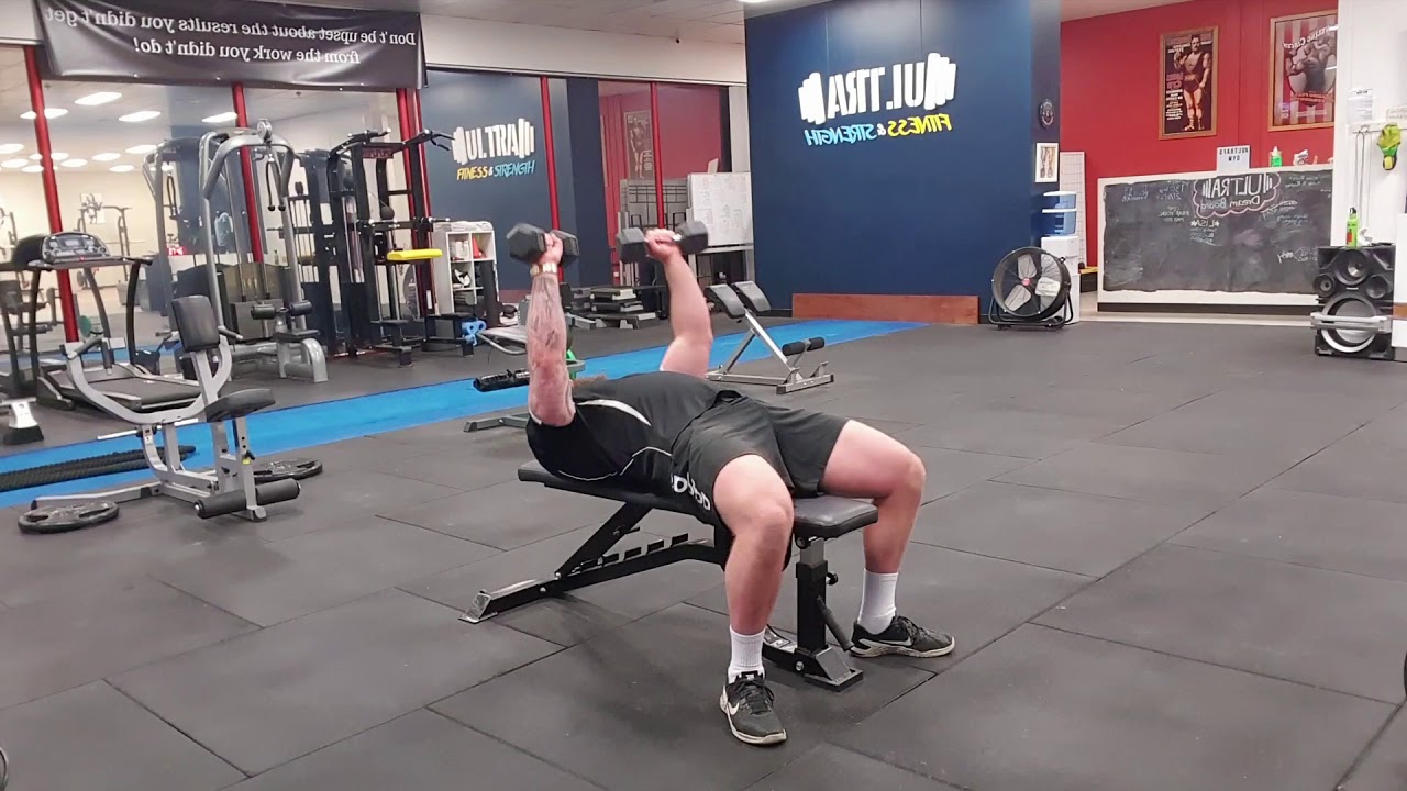 Flat DB Press, Incline DB Press and DB Shoulder Press (Dumbbell) - YouTube