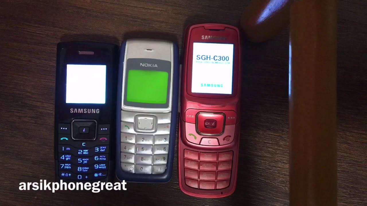 Samsung SGH-C160 vs Nokia 1110i vs Samsung SGH-C300 | Speed Comparison ...