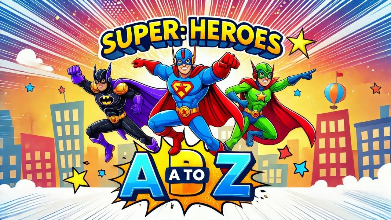 "ABC Heroes: A Song of Superpowers |From A to Z: The Superhero Way ...