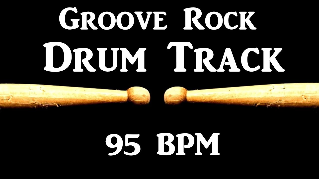 Funk Rock Groove Drum Track 95 BPM, Drum Beats for Bass Guitar ...