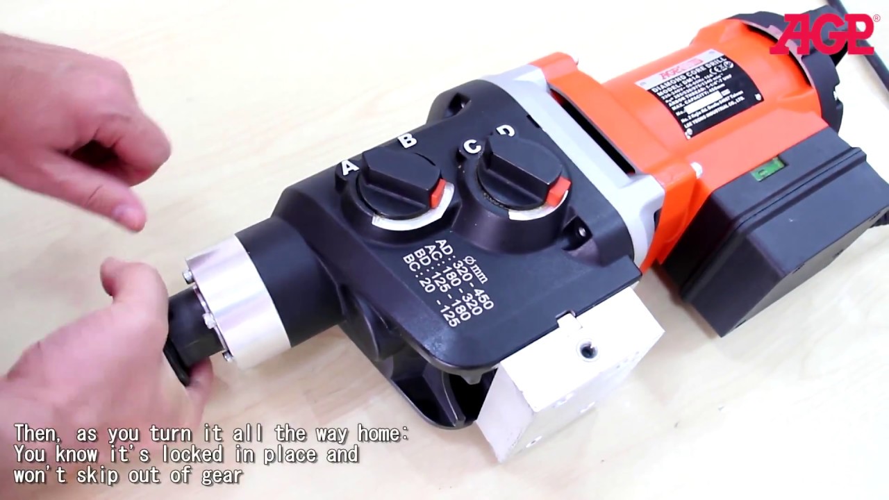 AGP RIG MOUNTED DIAMOND CORE DRILL MOTORS DM10 - YouTube