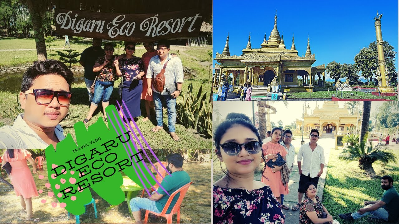 Impromptu Trip to Digaru eco resort | Golden Pagoda | Vlog #Digaru # ...