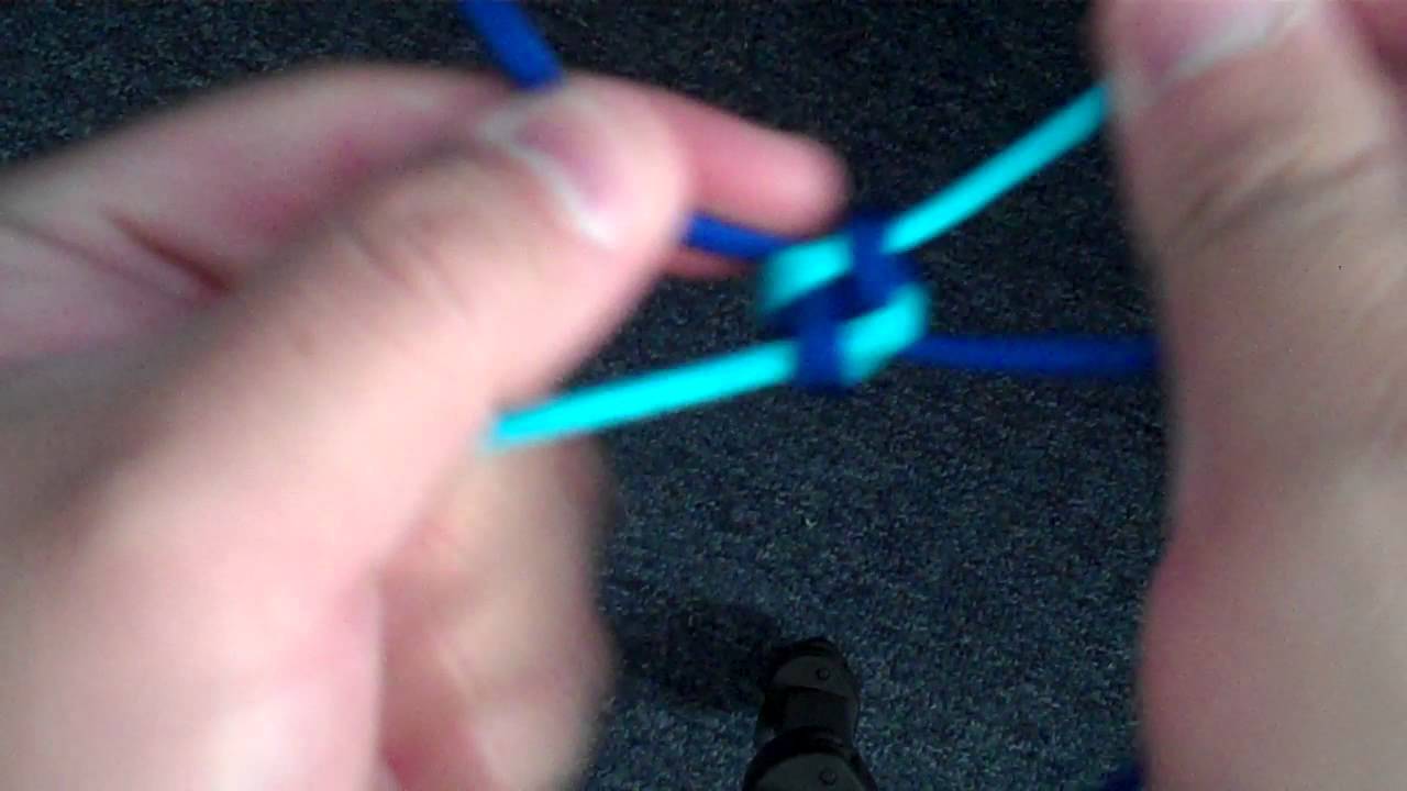 How I tie a crown sinnet. - YouTube