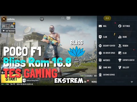 Tes Game Poco F1 Bliss Rom 16.8 Android 13 | UNOFFICIAL Build Rom - YouTube
