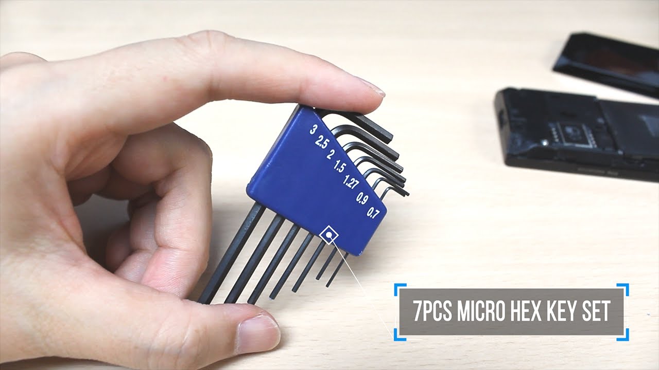 7pcs Micro Hex Key Set - YouTube