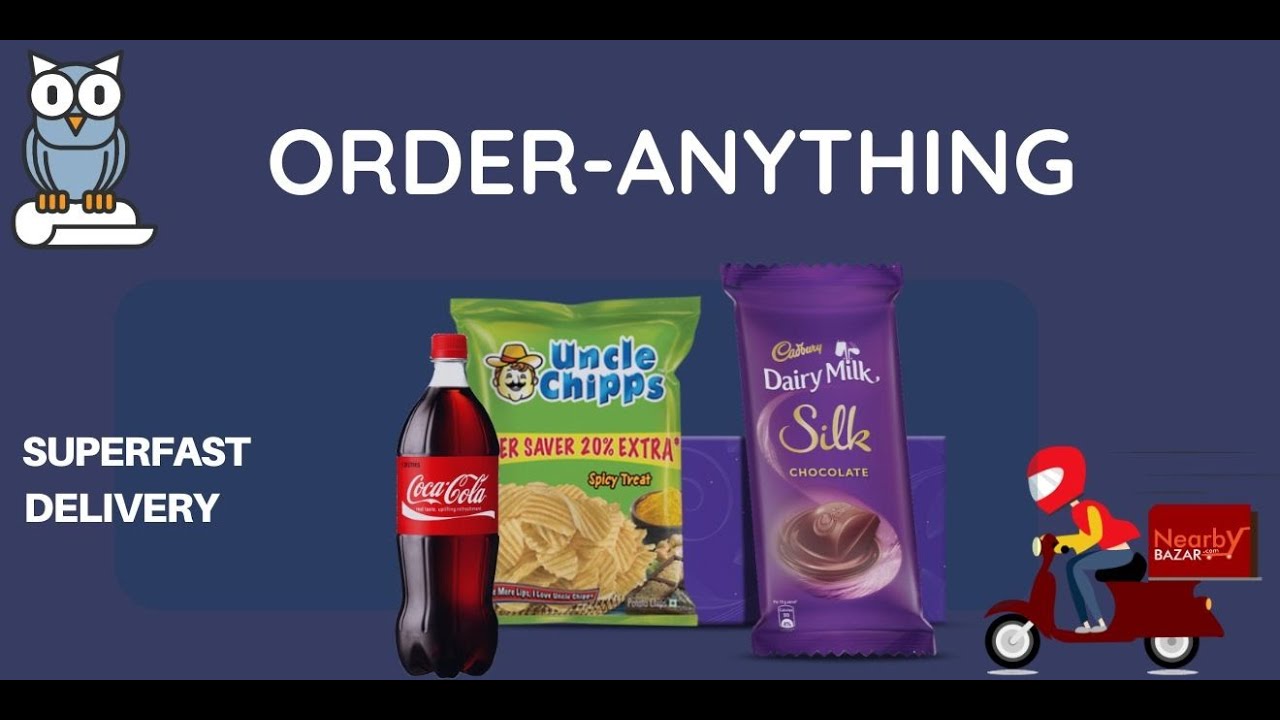 How To Use Order Anything- Nearbybazar.com - YouTube