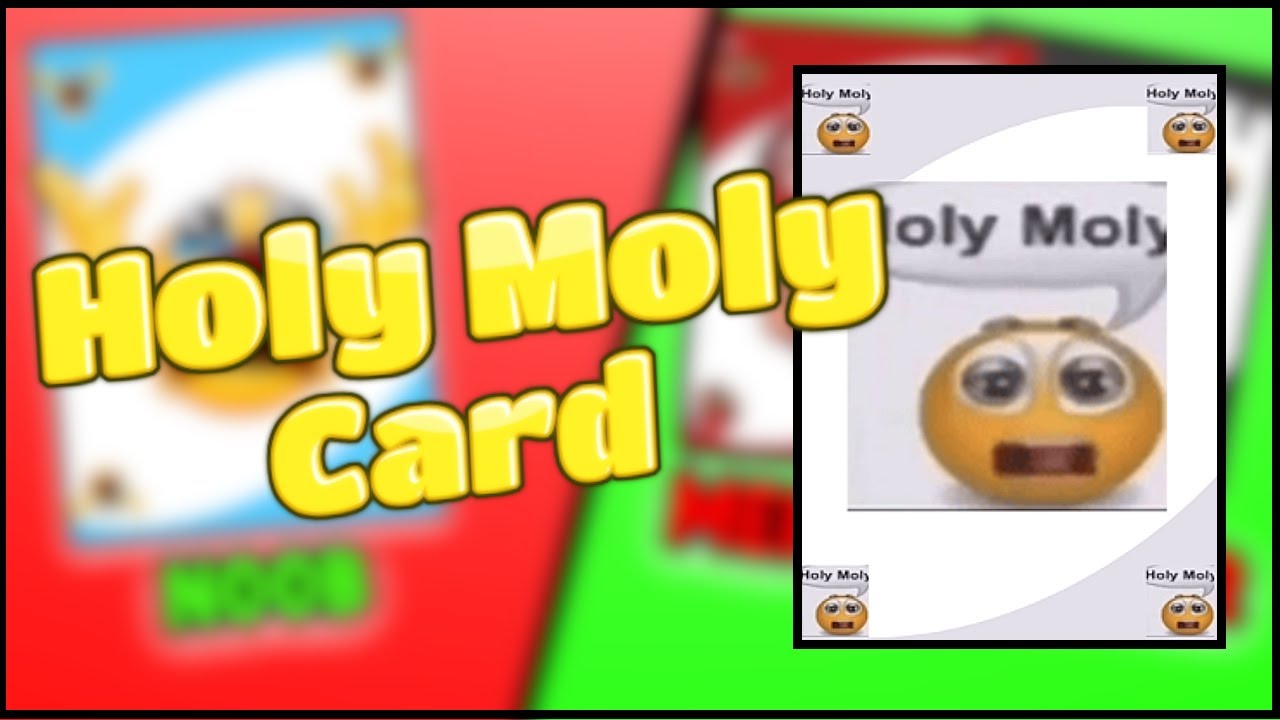 How to find the Holy Moly card - Roblox - Find the cards - YouTube