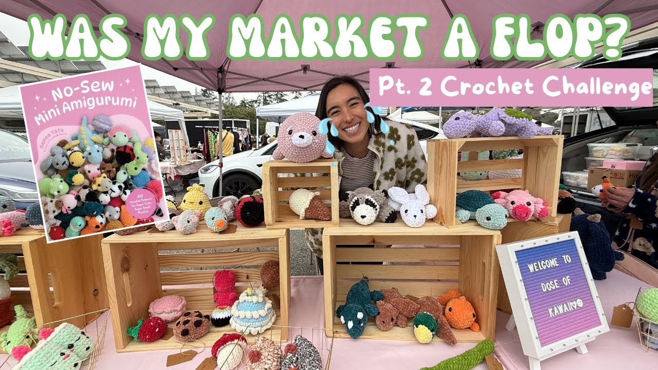 Did My 40 Plushies Sell💰? Part two of Crochet Challenge ft. Crochet by ...