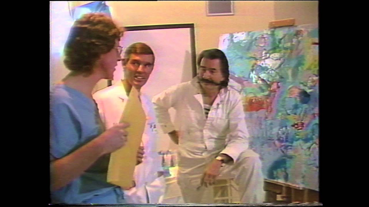 LeRoy Neiman paints Dr. Ted Diethrich and the surgical team at the ...