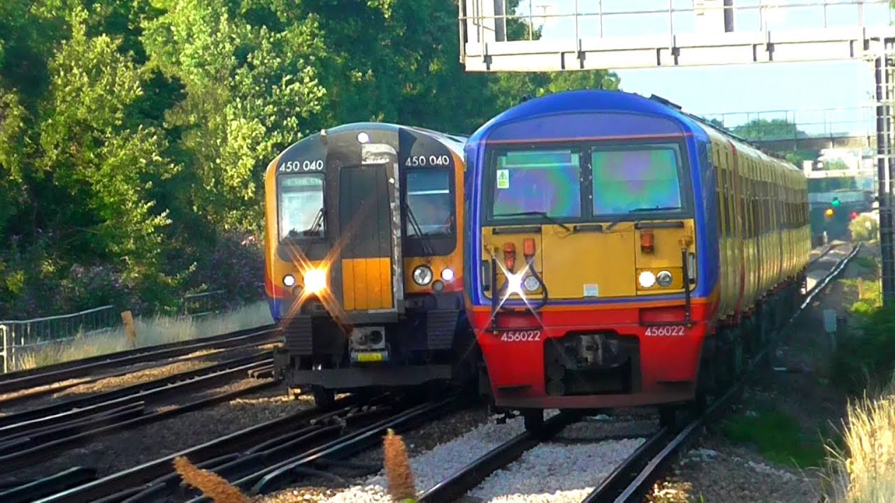 Trains at Berrylands (Rush Hour) - 10/07/17 - YouTube