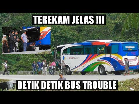 Terekam Jelas, Detik Detik Bus Trouble di Sitinjau Lauik