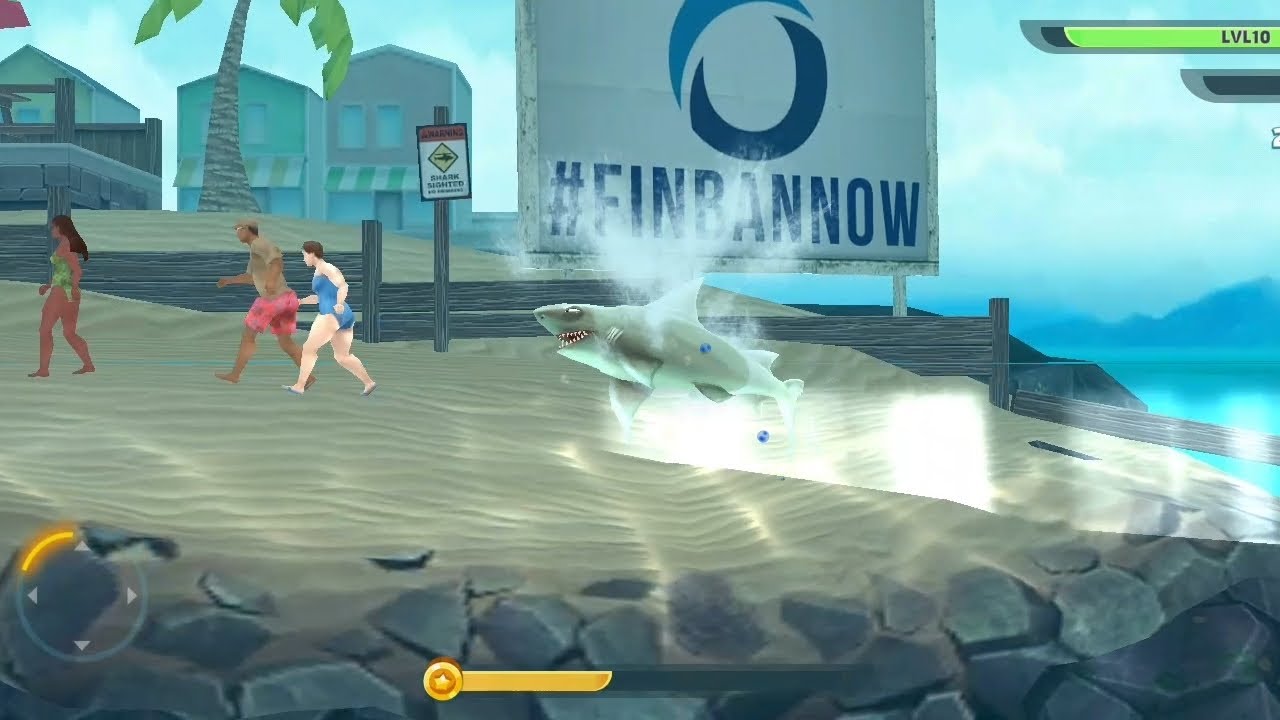 💥Hungary shark. the amazing gameplay video. fish attack man .sea ...