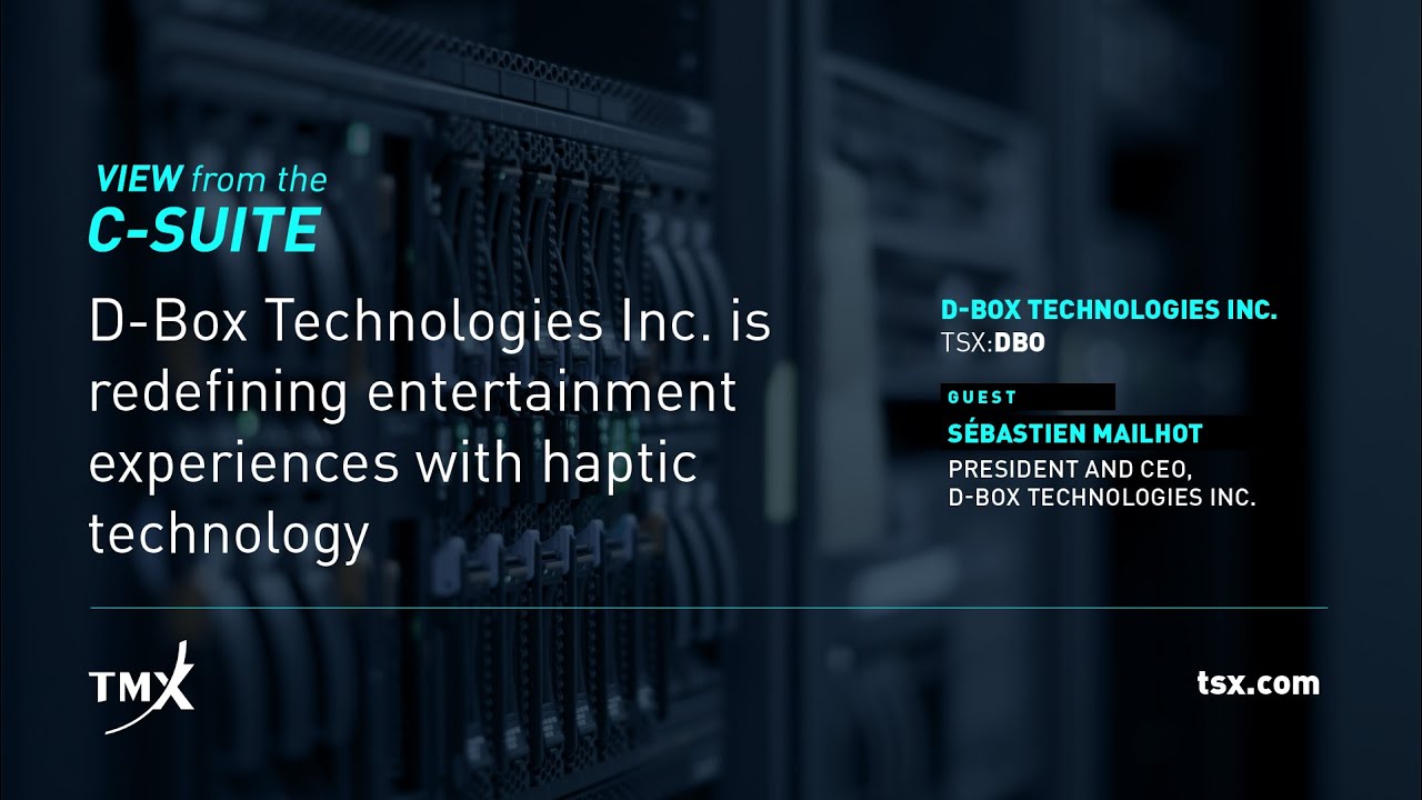 D-Box Technologies Inc. is redefining entertainment experiences with haptic technology - YouTube