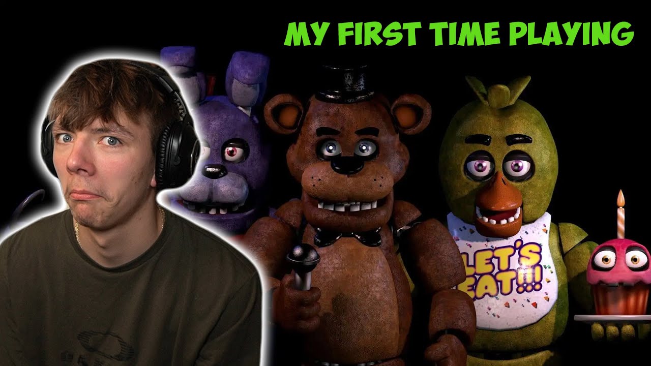 FIRST time playing FNAF (Five Nights At Freddy's) - YouTube