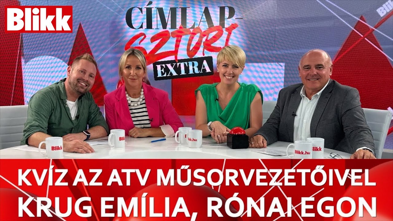 Kelemen Anna és Müller Cecília hangján olvas híreket Krug Emília és ...