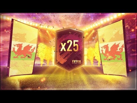 25 X 2 PLAYER PACKS! INSANE WALKOUT! FIFA 18 PACK OPENING