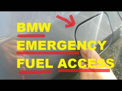 How To Open BMW Fuel Door for Emergency Access - YouTube