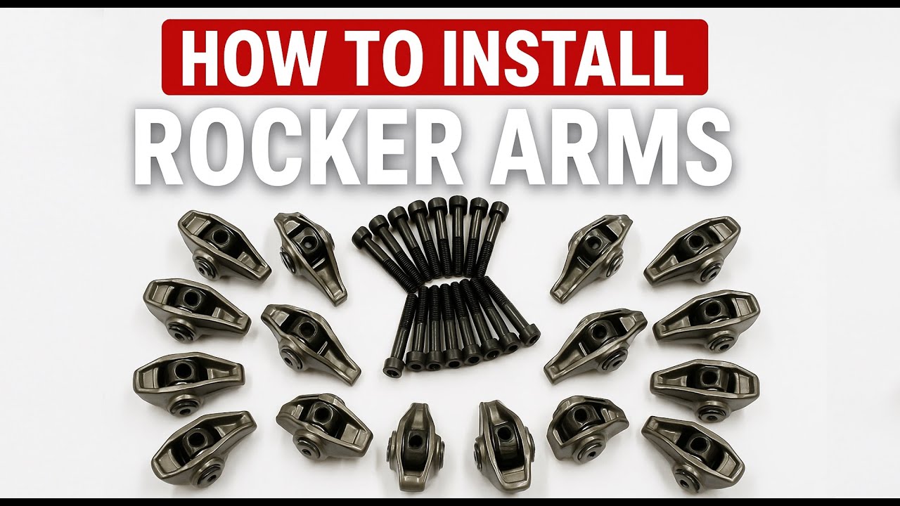 How to Install LS Rocker Arms with Trunnion Kit | Fits LS1, LS2, LS6 ...