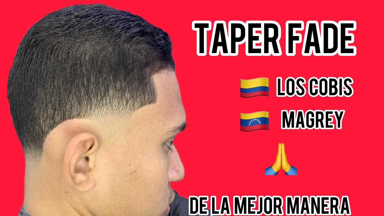 Como hacer un TAPER FADE o ( los cobis) (magrey) paso a paso #pasoapaso ...