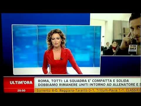 14/12/11 scatto isterico di Vanessa Leonardi su SKY SPORT 24