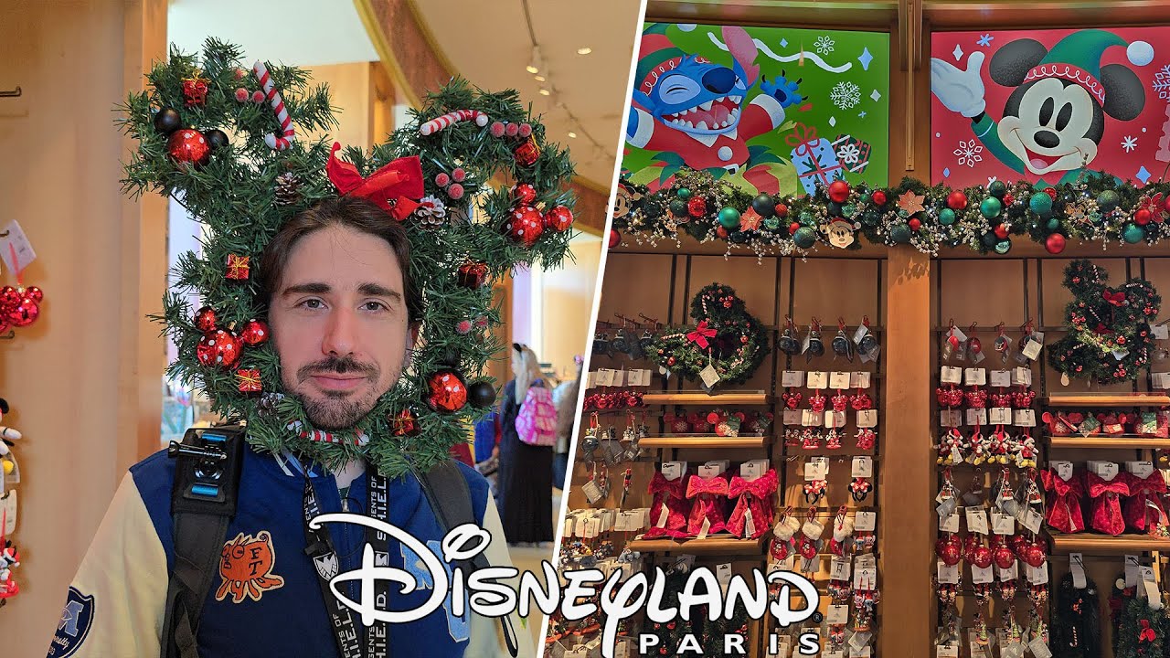 PRÉSENTATION DU MERCH DE NOEL ET DES PRIX DISNEYLAND PARIS - 2024 - YouTube
