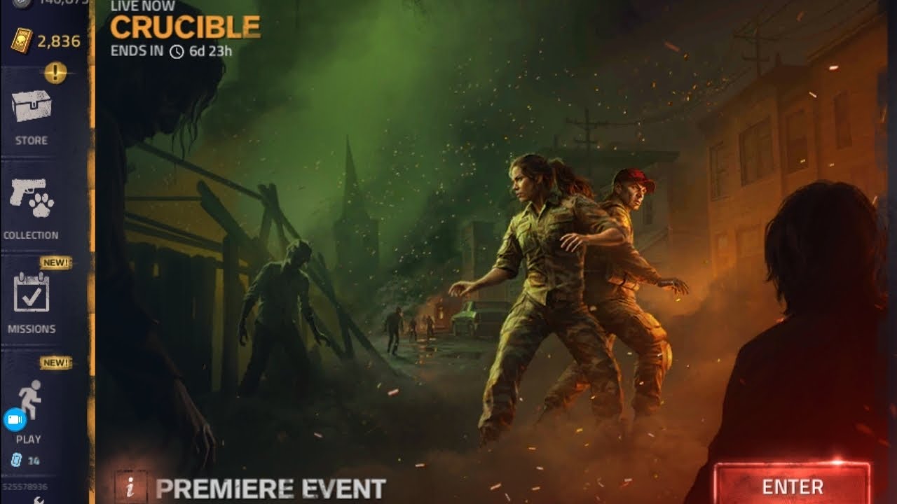Crucible Side Story Event - Into The Dead 2 - YouTube