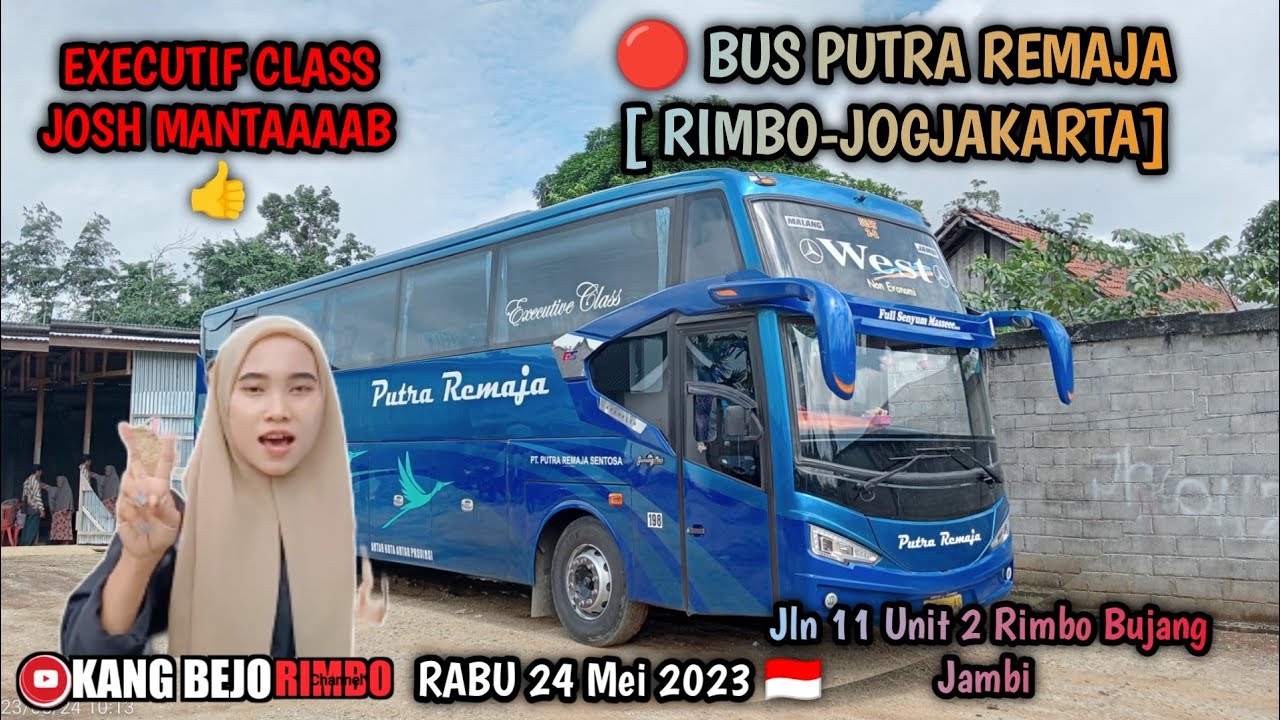 Keberangkatan Bus Putra Remaja Loket Jln 11 Rimbo Bujang Tebo Jambi ...