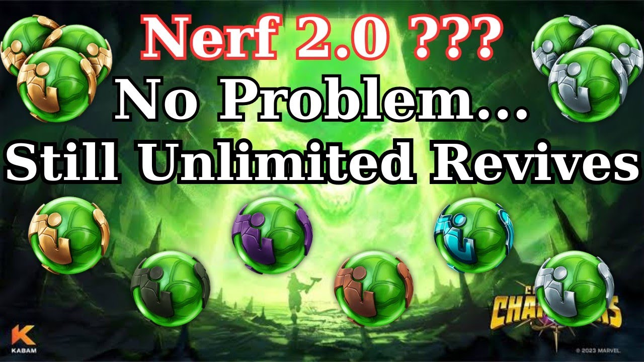 How To Farm Unlimited Revives After Nerf 2.0 Mcoc 🥳🥳🥳 - YouTube