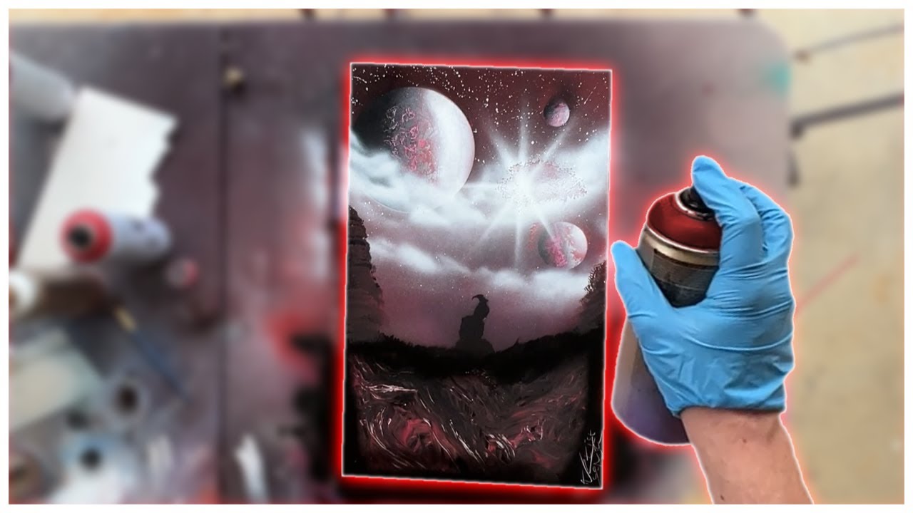 Assassins Field Spray Paint Art - YouTube