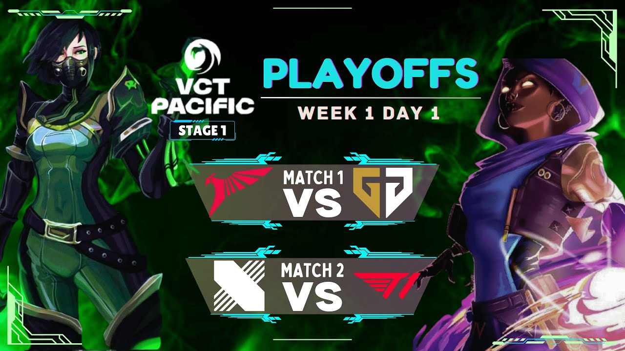 [WatchParty] TLN vs GEN & DRX vs T1 | VCT PACIFIC - Playoffs | Week 1 Day 1 - YouTube
