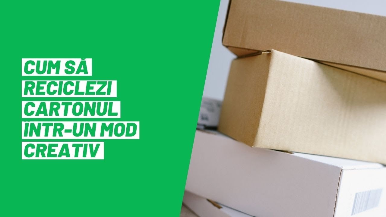 Cum Sa Reciclezi Cartonul Intr-un Mod Creativ - YouTube