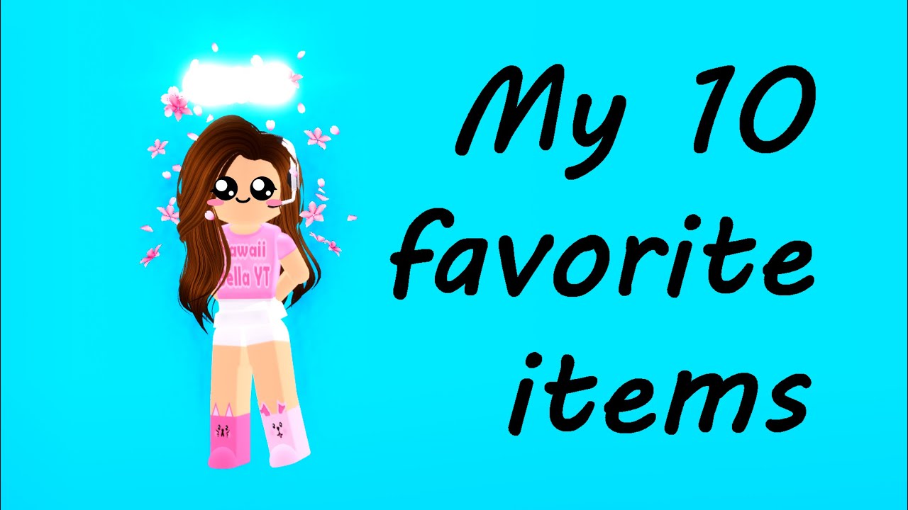 My 10 favorite items in Royale High - YouTube