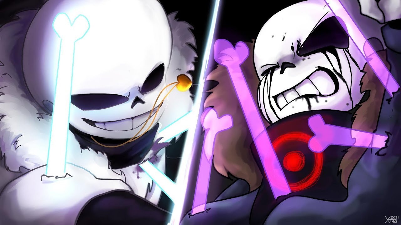 Devil Sans Vs Kall Sans - Undertale RP: The Born Souls - YouTube
