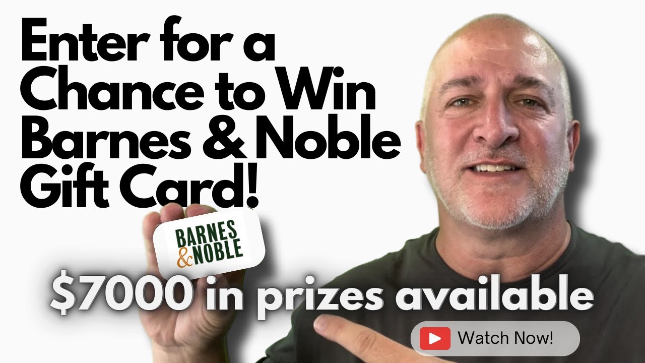Win a Barnes & Noble Gift Card! | September 2024 | This month's Free ...