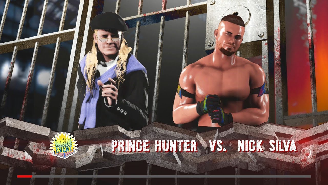 VGW2KLIVE: Prince Hunter vs. Nick Silva (WWE2K18) - YouTube
