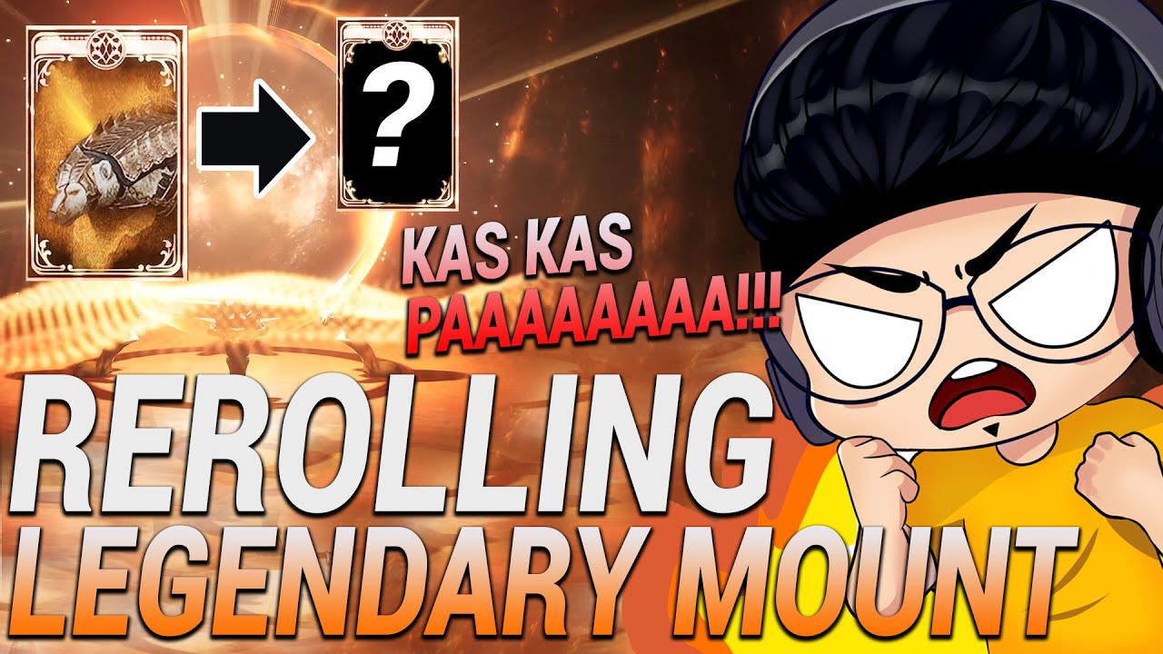 NIGHT CROWS REROLLING MY SECOND LEGENDARY MOUNT - YouTube