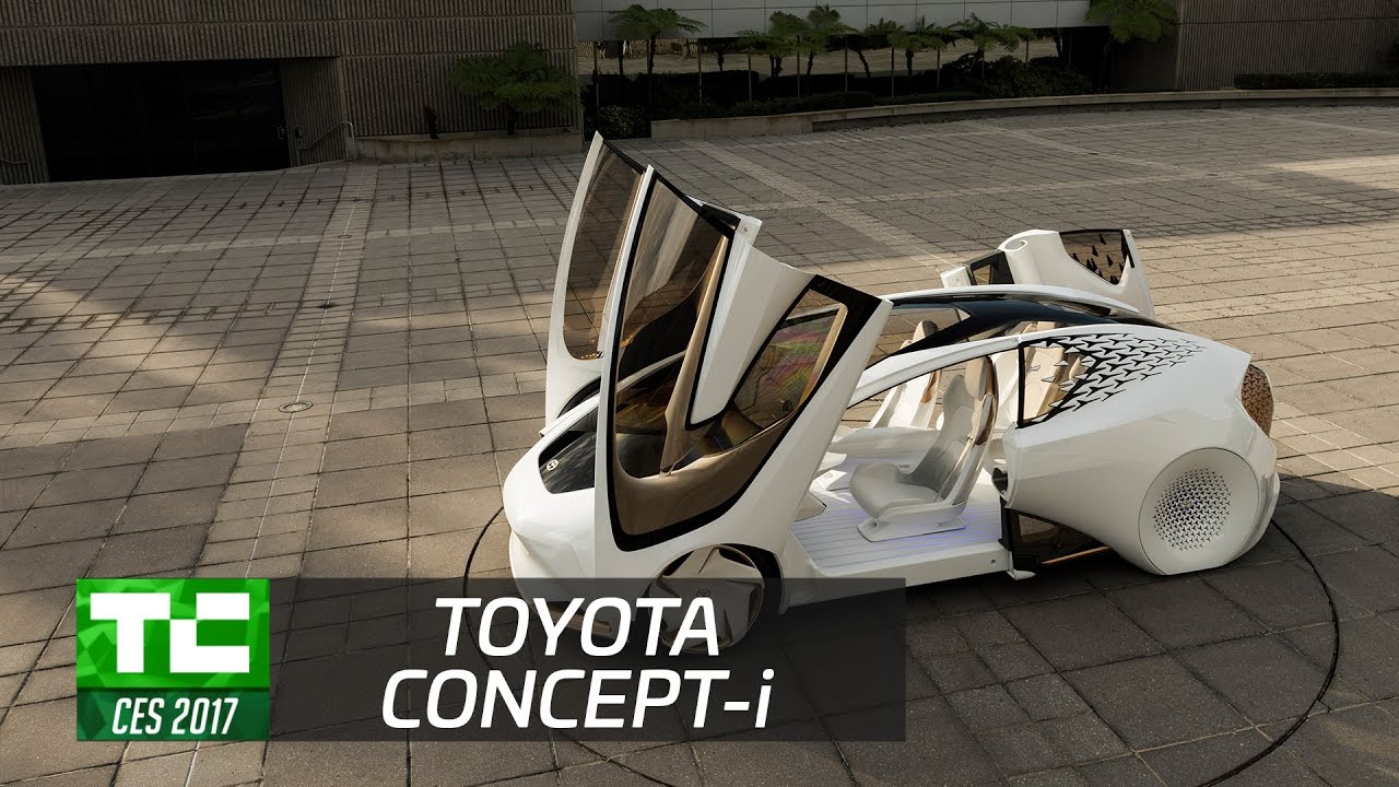 Toyota debuts its Concept-i with a built-in AI companion - YouTube