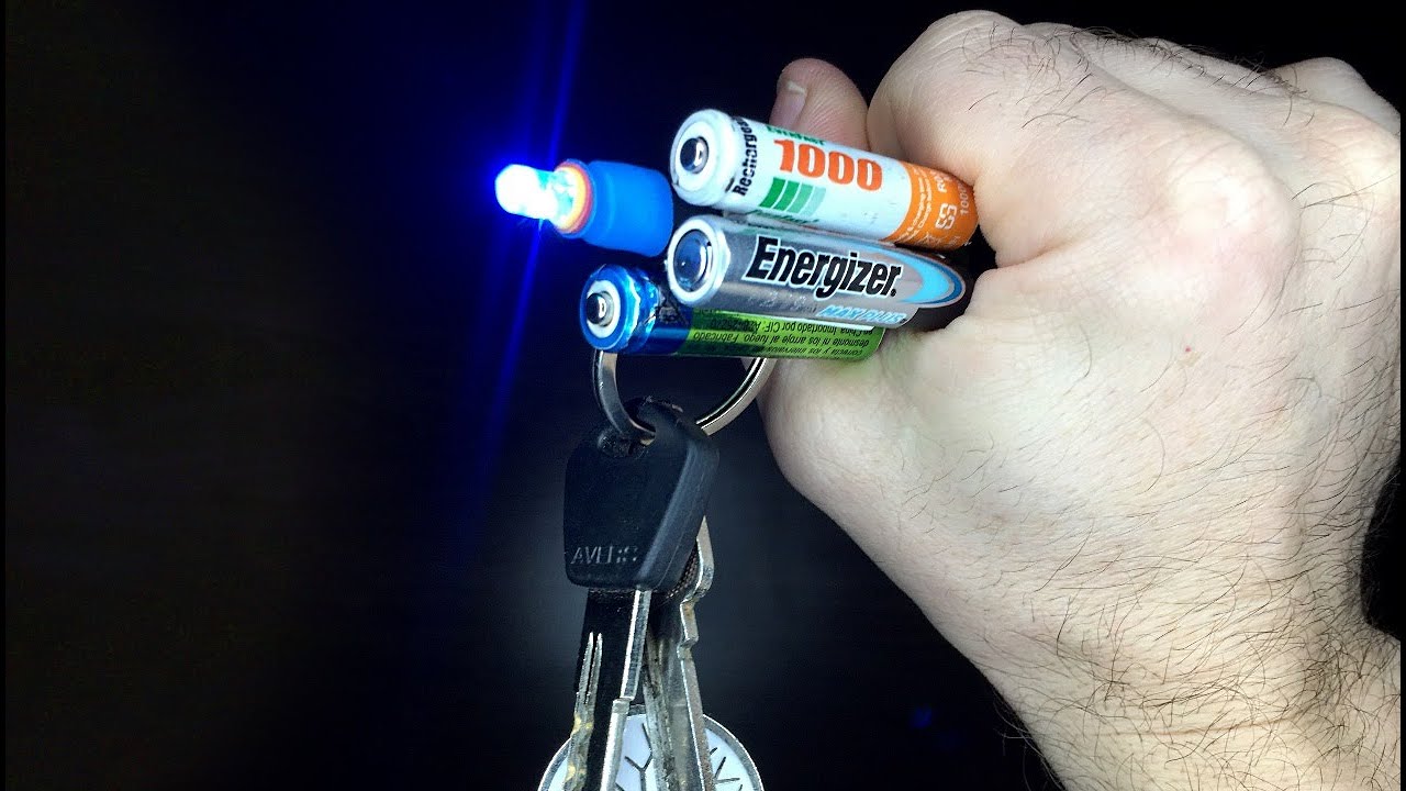 HOW TO MAKE YOUR HANDS KEY FOB WITH LED ILLUMINATION DIY - YouTube