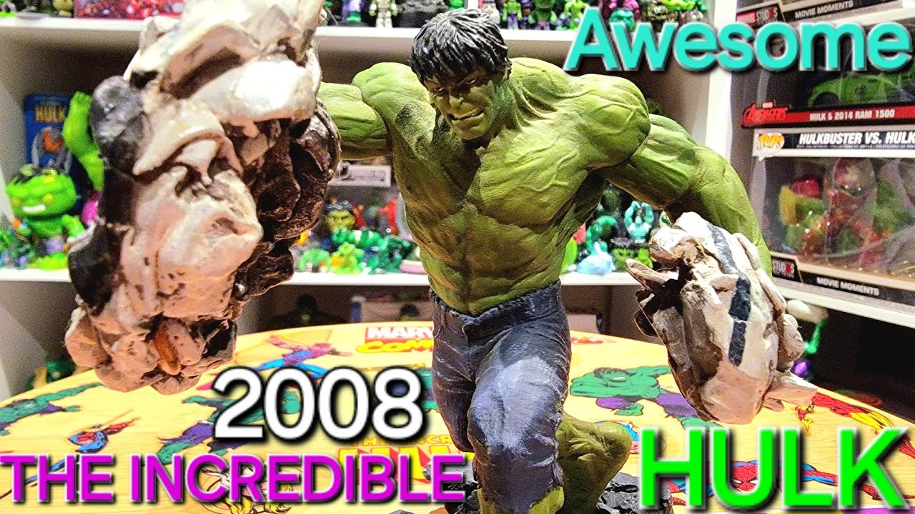 The Incredible Hulk (2008) "Battle Action" Statue/Figure Review! - YouTube